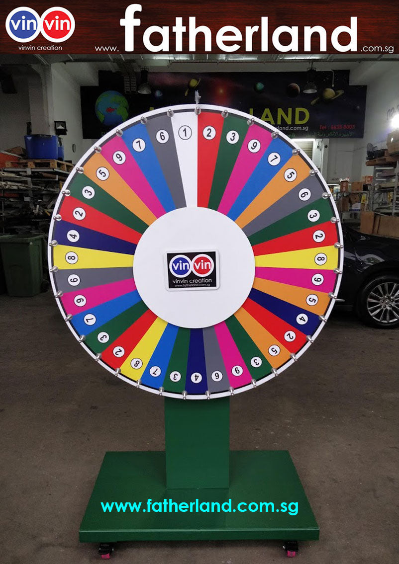 WHEEL OF FORTUNE 1200MM GIANT SERIES WITH WHEELS - www.fatherland.com.sg