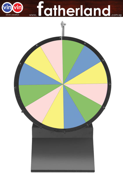 Mini wheel of fortune (300MM DIA) - www.fatherland.com.sg