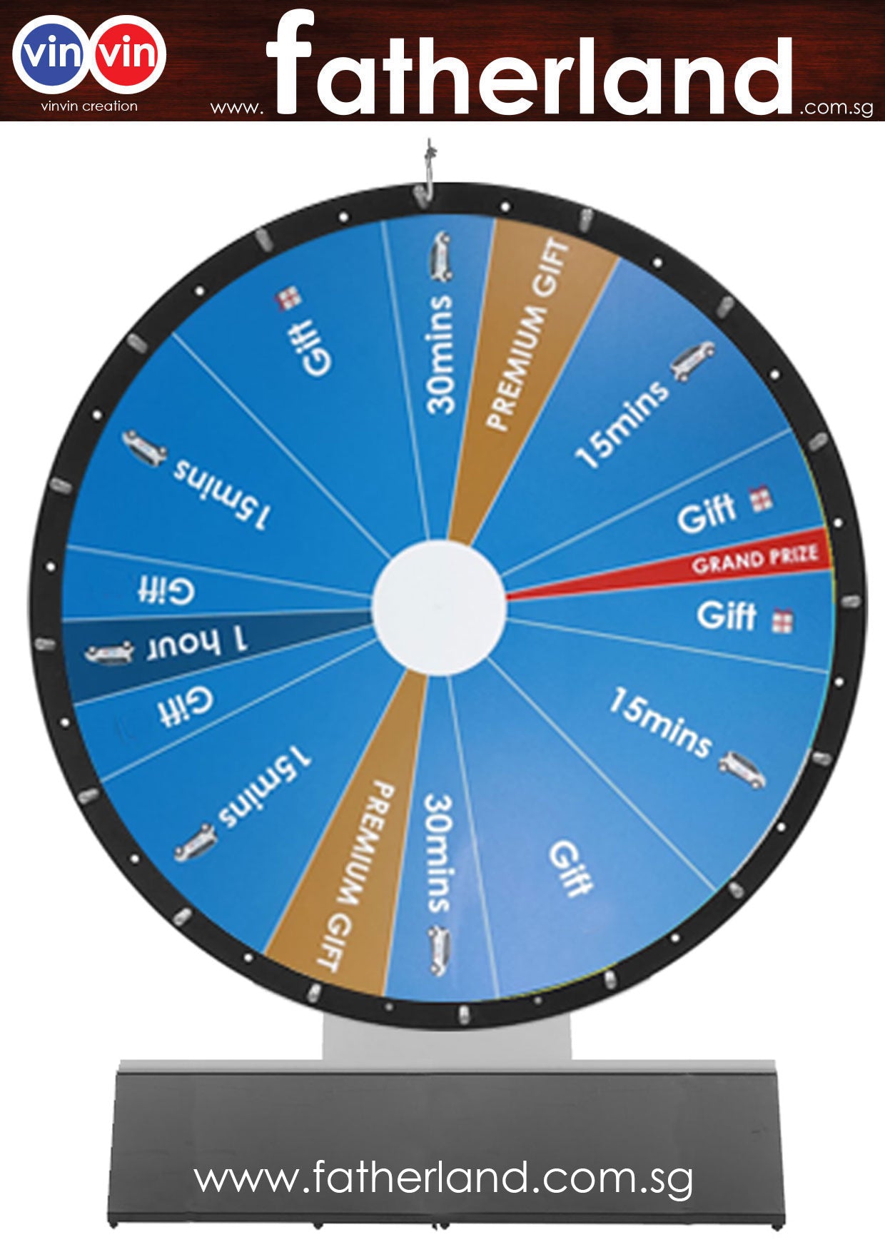 WHEEL OF FORTUNE 1800MM GIANT SERIES - www.fatherland.com.sg